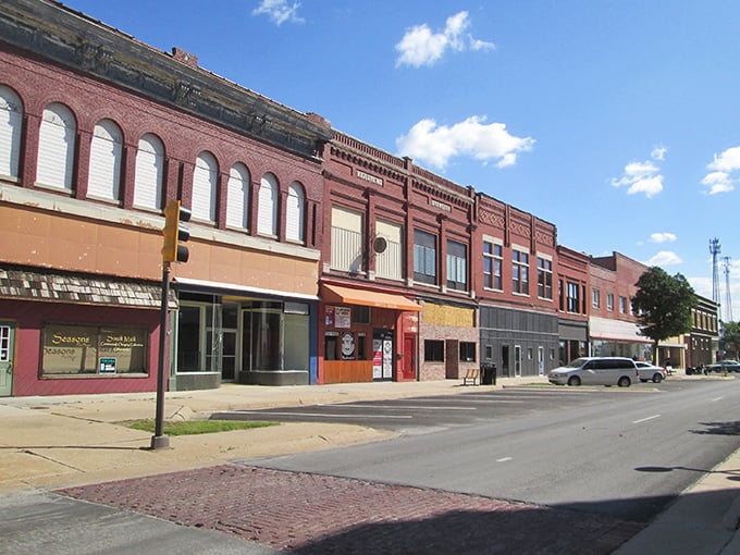 Coffeyville's historic downtown looks like a movie set where the prices are still from the good old days.