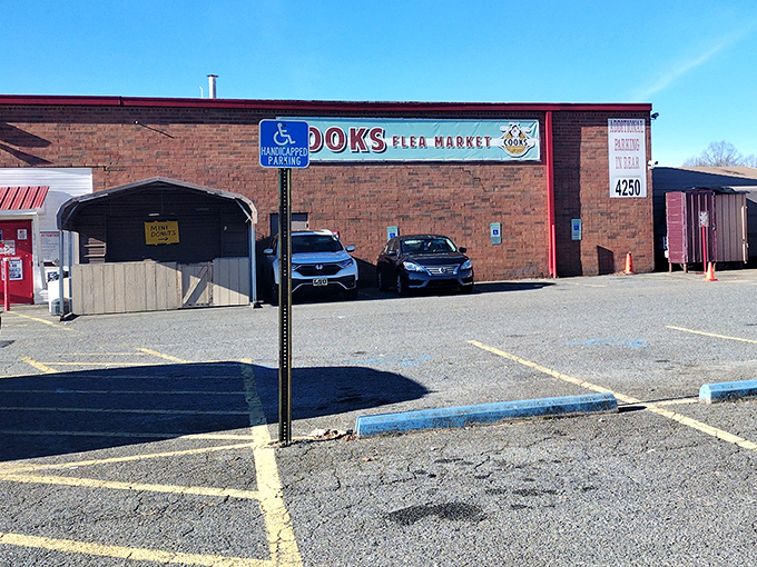 Cook's brick exterior might look modest, but inside awaits a wonderland of endless shopping possibilities.