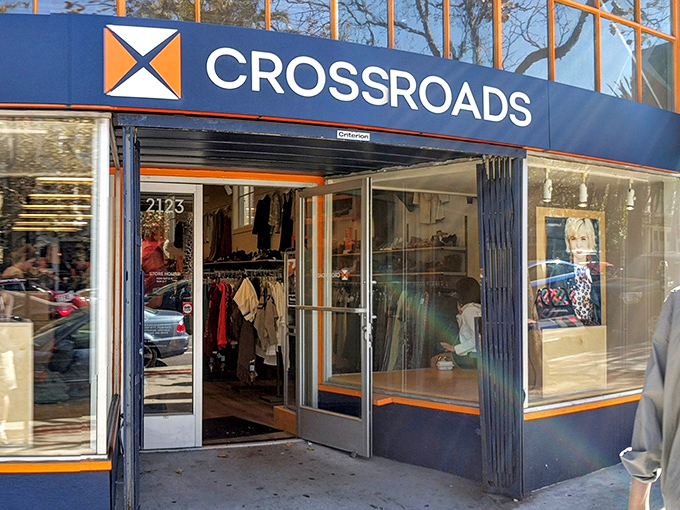 Crossroads Trading brings boutique-style organization to the thrift world - no more digging through messy piles here.