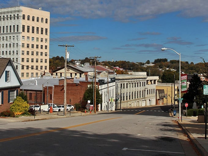 Danville's main street stretches out like a welcoming handshake, inviting you to explore every corner.