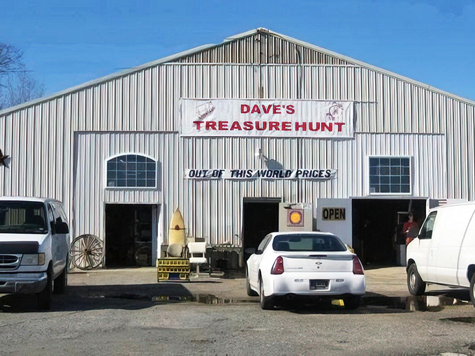 Behind this humble metal exterior lies a treasure hunter's paradise where "out of this world prices" actually deliver.