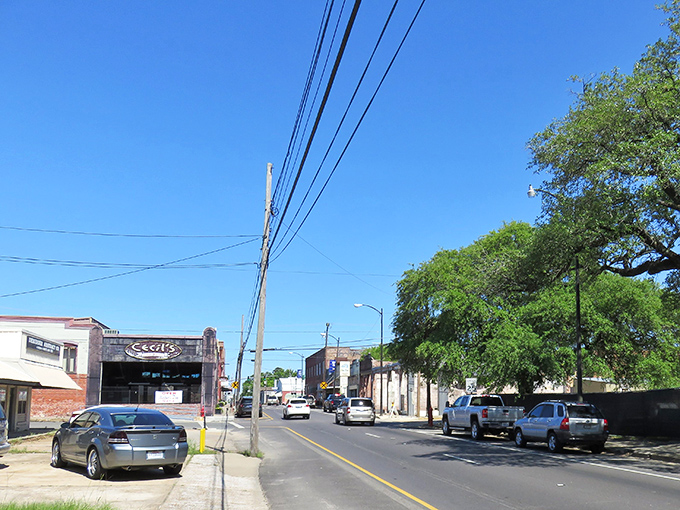 Small-town streets where your Social Security check feels like winning the lottery every month.