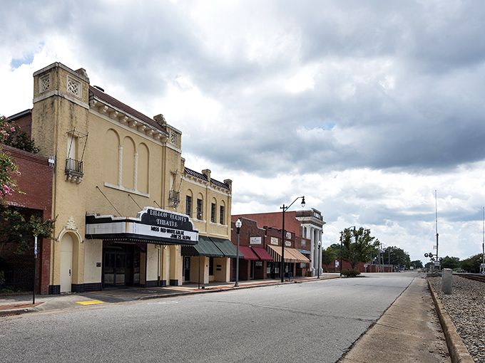 Dillon's historic theater marquee beckons like an old friend, promising entertainment without the big city price tag.