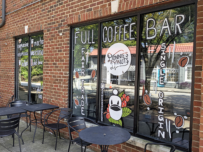 Those big windows aren't just for show - they're previews of the sweet magic happening inside.