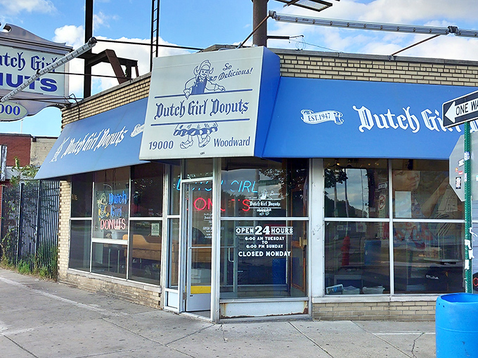 Dutch Girl's blue storefront has been a Detroit landmark longer than most cars rolling off the assembly line.