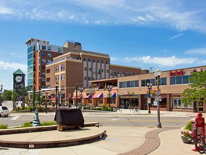 East Lansing's vibrant downtown buzzes with the perfect blend of college energy and small-town comfort.
