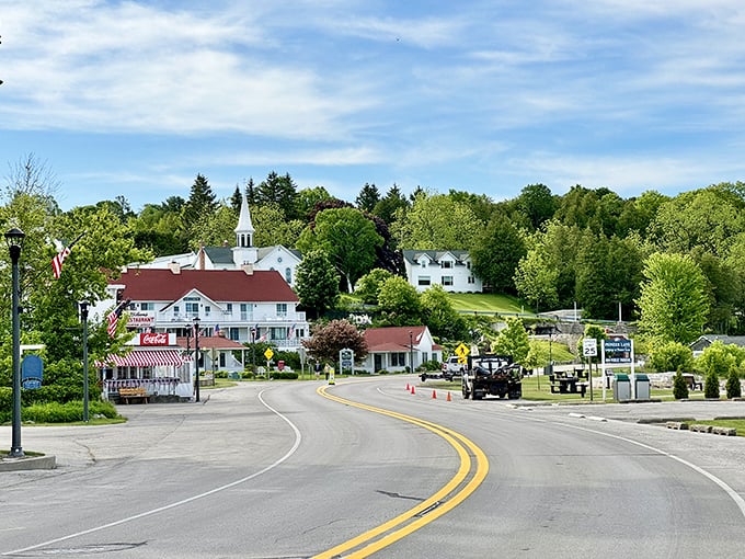 Ephraim's pristine harbor looks like someone polished it just for your arrival this morning.