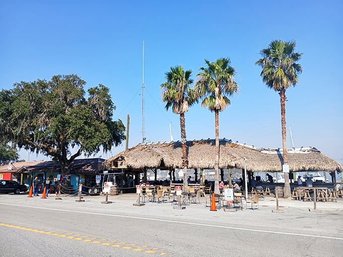 That thatched roof isn't just for show - it's your ticket to island vibes.