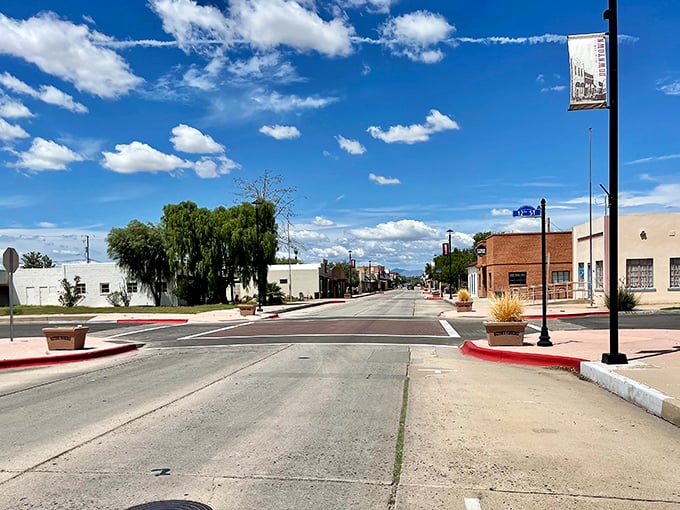 Florence's straight-shot main street proves sometimes the simplest route is the most honest one.