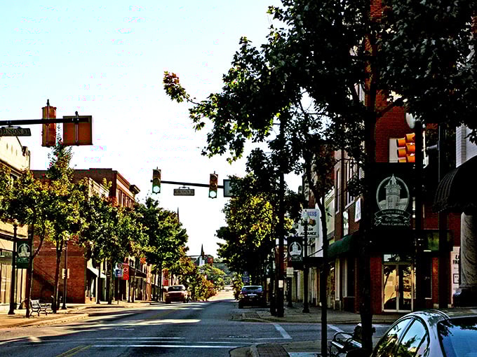 Gaffney's tree-lined streets create natural tunnels of shade, perfect for strolling without melting like an ice cream cone in August.