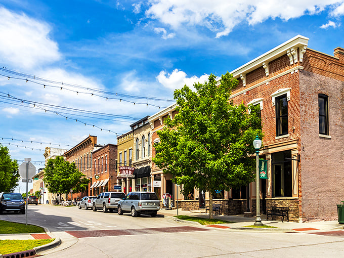 Stroll through the charming streets of Greencastle, where historic brick buildings and local shops welcome you to a perfect afternoon.