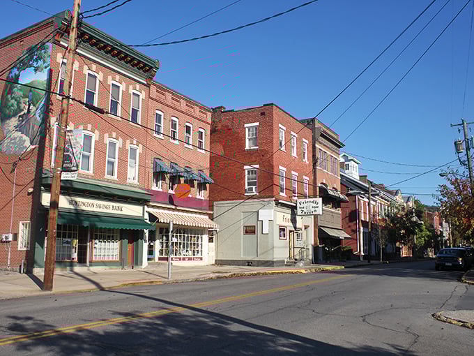 Huntingdon's historic downtown showcases architectural treasures from another era, where every brick tells a story of Pennsylvania's rich past.