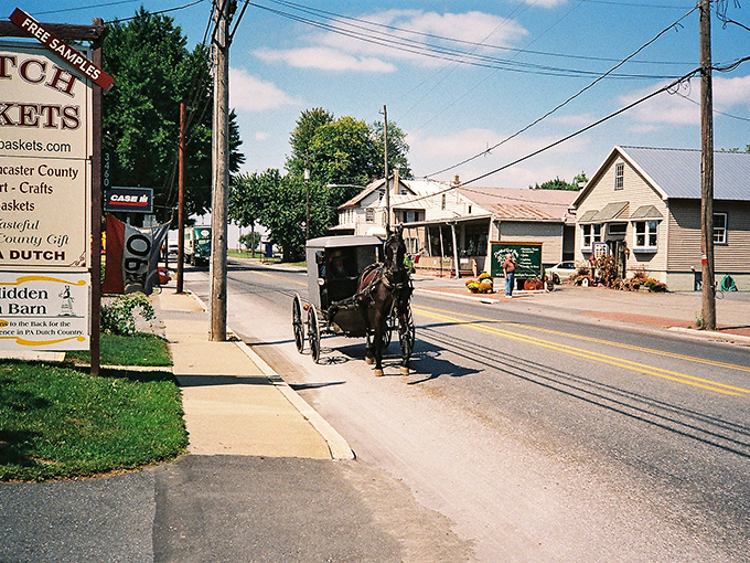 Where horse-drawn buggies share the road with cars, and time seems to slow down just enough to savor life.