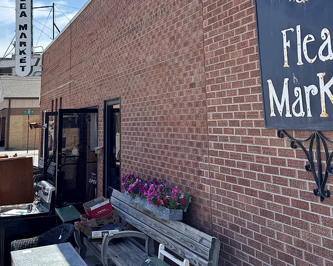 This brick building houses countless booths where yesterday's forgotten items become today's perfect discoveries.