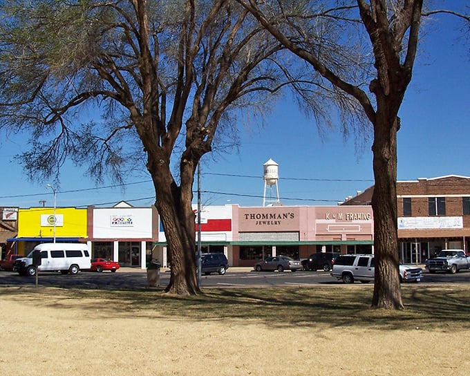 Wide open streets in Levelland where grocery bills won't give you sticker shock or sleepless nights.