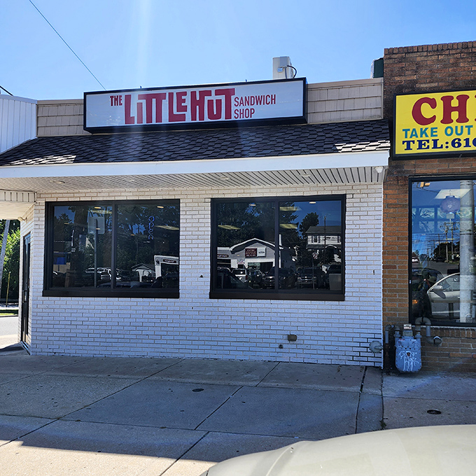 Don't judge a sandwich shop by its modest brick exterior - big flavors come in small packages.