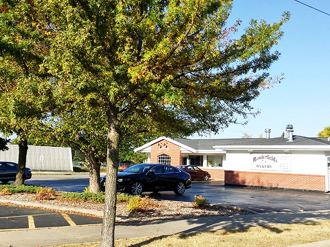 Sometimes the best treasures hide in plain sight - this unassuming brick building holds decades of baking wisdom.