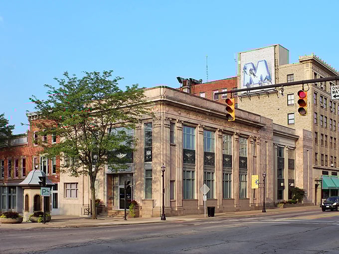 Mansfield's charming downtown feels like a movie set where the prices forgot to adjust for inflation.