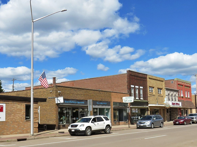 Merrill's main street stretches like a welcome mat, inviting retirees to discover affordable living treasures.