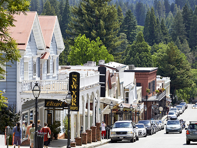 Nevada City&rsquo;s main street is a living history lesson, with charming storefronts from the gold rush era.