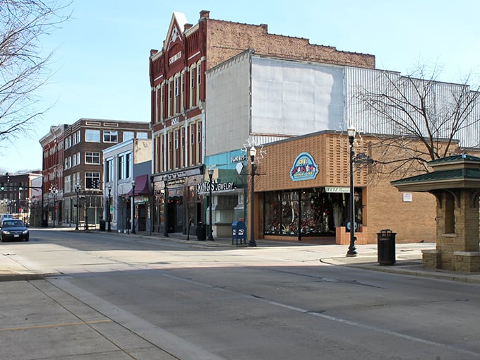 New Castle's downtown corridor showcases turn-of-the-century elegance, where ornate facades remind you when craftsmanship actually mattered.