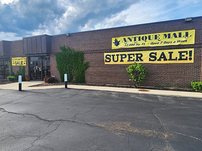 "SUPER SALE!" isn't just a sign&mdash;it's a promise at Oakton Street Antique Center, where 12,000 square feet of nostalgia awaits.