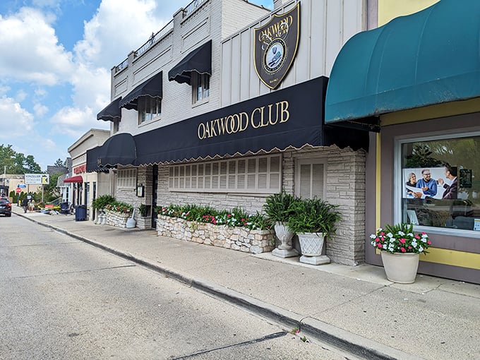 Oakwood Club's understated exterior hides culinary treasures that have made this Dayton spot a local legend.