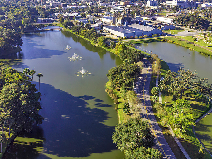 Where emerald canals weave through neighborhoods like nature's own street plan. Horse country living without the Kentucky price tag.