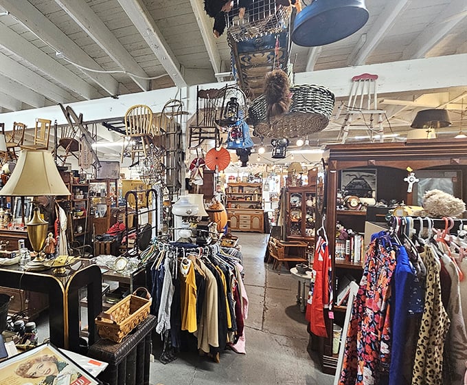 This warehouse wonderland spreads out like a treasure hunter's dream come true.
