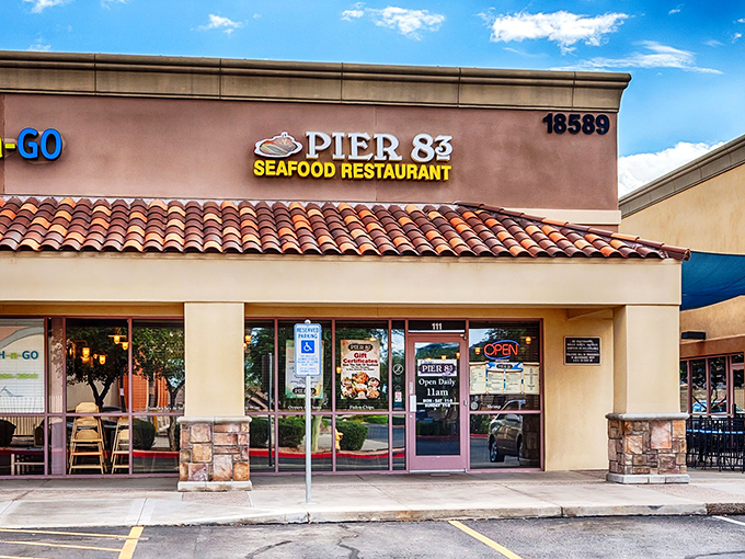 Strip mall dining at its finest - where great seafood hides in plain sight.