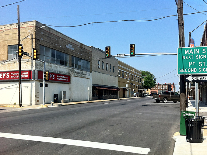 Main Street Paris looks like a movie set where time moves slower than Sunday morning.