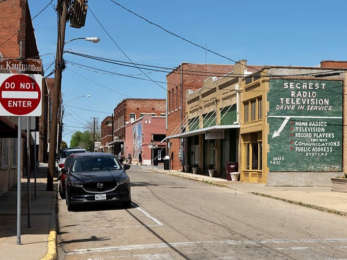 Paris, Texas shows its colorful side with these beautifully preserved historic buildings. No Eiffel Tower needed for this charming downtown!