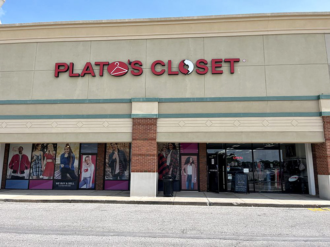 Plato's Closet brings trendy secondhand shopping to the strip mall - fashion recycling at its finest.