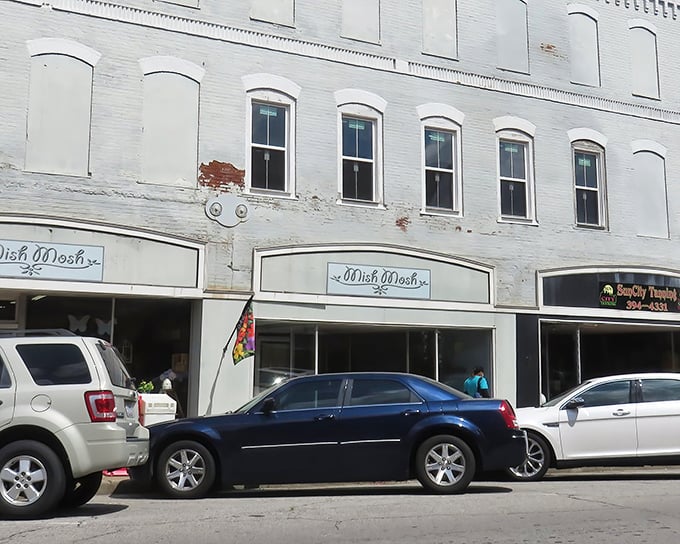 Downtown Reidsville's historic buildings stand proud, weathered by time but rich with character and memories. 