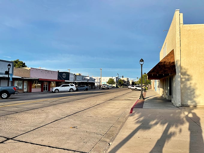Safford's sun-kissed storefronts stand like sentinels of savings, where small-town charm meets wallet-friendly wonders on quiet streets.