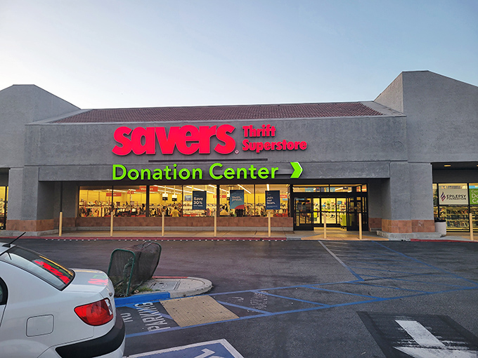 Savers knows how to make an entrance! This Fountain Valley gem beckons like a beacon of secondhand glory. 