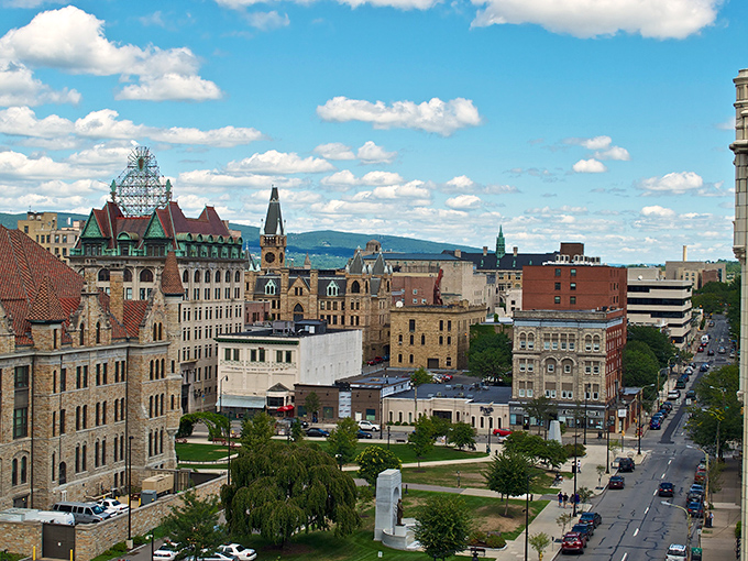 Scranton's valley setting cradles this former coal town that's now a retiree's budget-friendly dream.