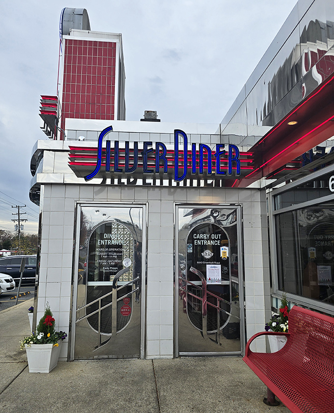 This silver bullet of breakfast bliss looks like it rolled straight from a 1950s movie set.