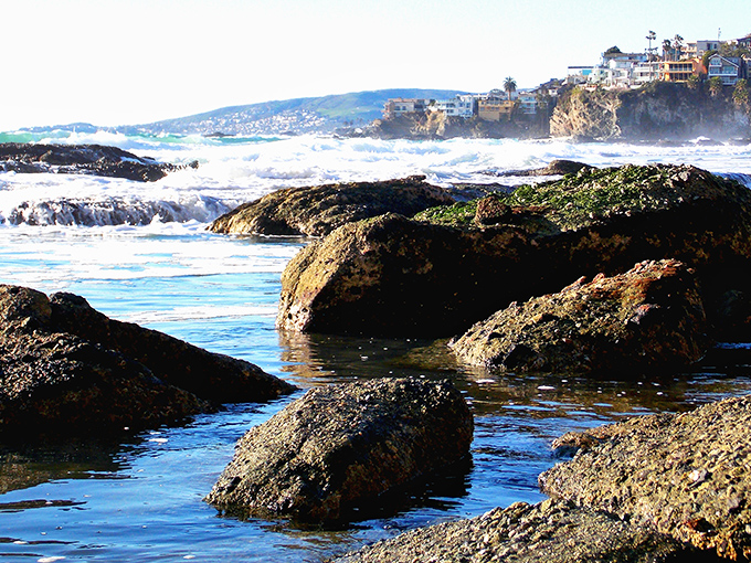 Thousand Steps Beach&rsquo;s rocky shorelines are nature&rsquo;s strongholds, where waves carve beauty and every stone tells a story.