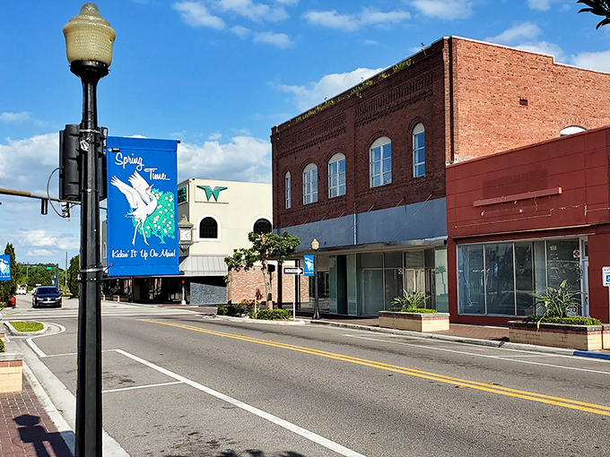 Wauchula's Main Street could be a Norman Rockwell painting come to life. Red brick buildings and vintage storefronts create a timeless appeal.