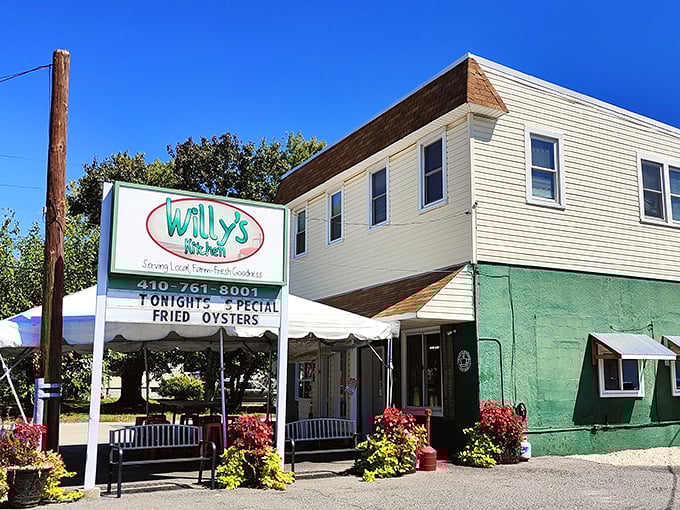 Willy's Kitchen looks like that secret spot your grandparents would drive 40 miles for. The kind of place where "farm-fresh" isn't just marketing speak.