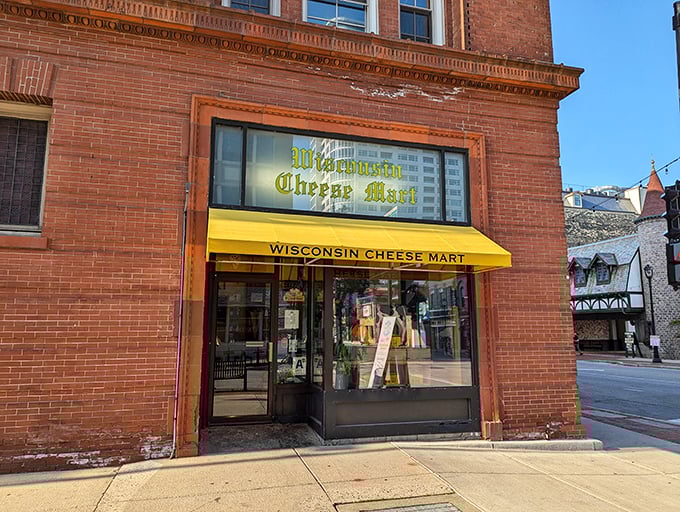 This unassuming storefront hides a cheese wonderland that would make Wallace and Gromit weep with joy.