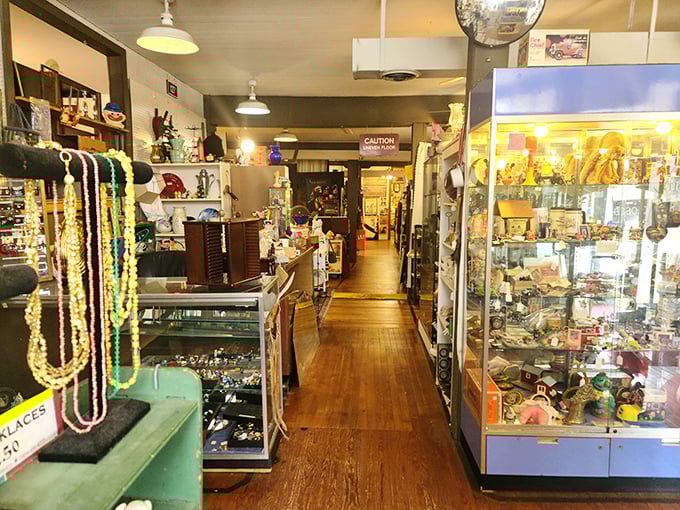 Step inside where wooden floors creak with the wisdom of countless treasure hunters who came before you.