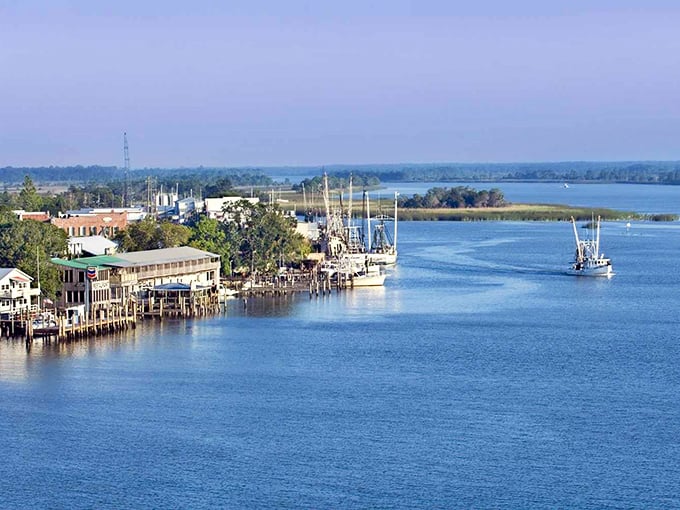 Shrimp boat heaven! Apalachicola's working waterfront looks like it jumped straight out of a Hemingway novel&mdash;minus the existential crisis.