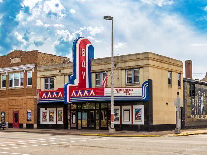 The American flag waves proudly over Ashland's downtown, where rushing is considered impolite and "traffic jam" means three cars at a stop sign.