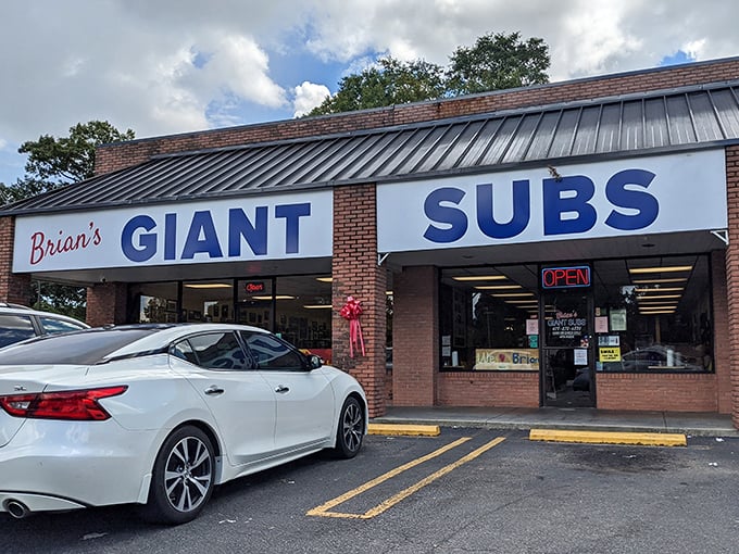 That brick storefront promises serious sandwich business - and Brian's delivers on every delicious level.