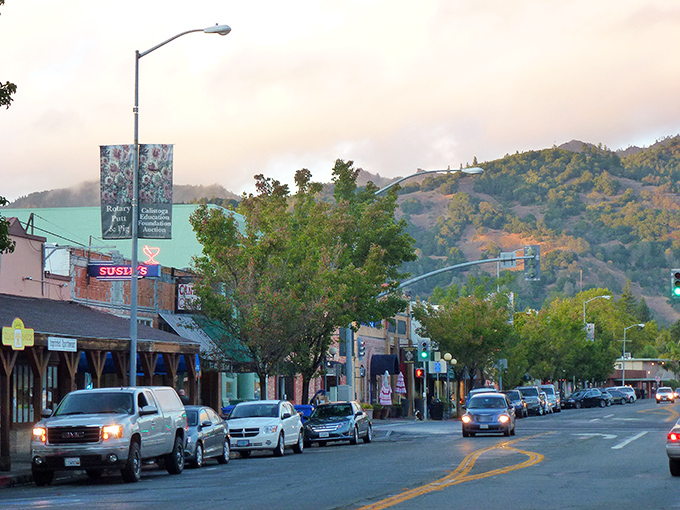 Mountain views frame this valley gem where every storefront seems designed to slow your pace and quicken your pulse.