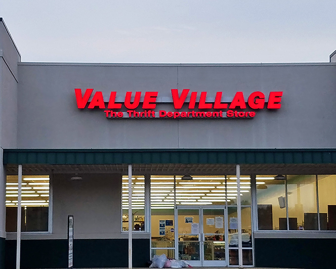 Sometimes the best treasures hide behind the most unassuming facades - this thrift paradise proves that point perfectly.