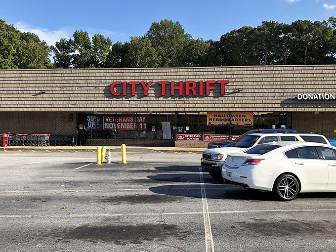 That Veterans Day sign reminds us City Thrift serves the community while serving up incredible deals daily.