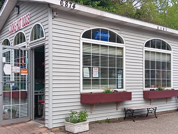 Those arched windows frame more than just a restaurant &ndash; they showcase pure Americana on a bun.
